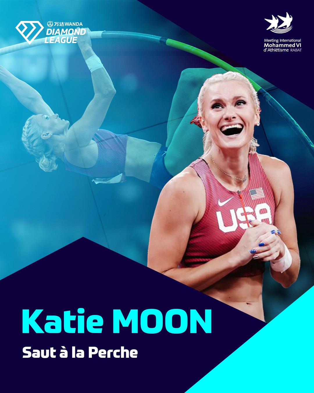 Katie Moon: a pole vault legend will be in Rabat! - Rabat